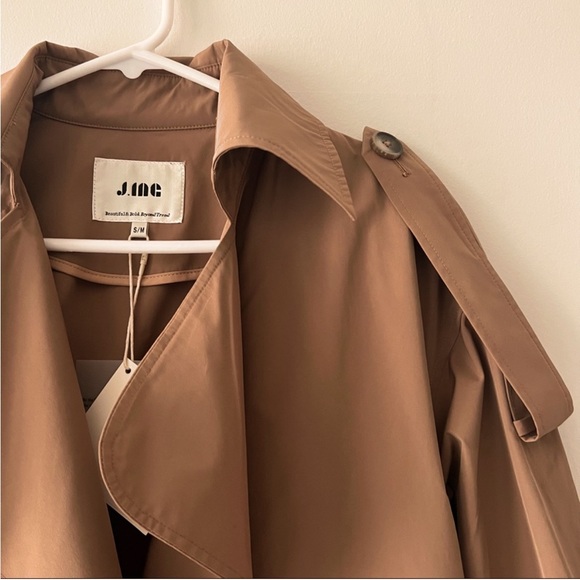 Jackets & Coats | Jing Luxe Camel Full Length Trench Coat | Poshmark